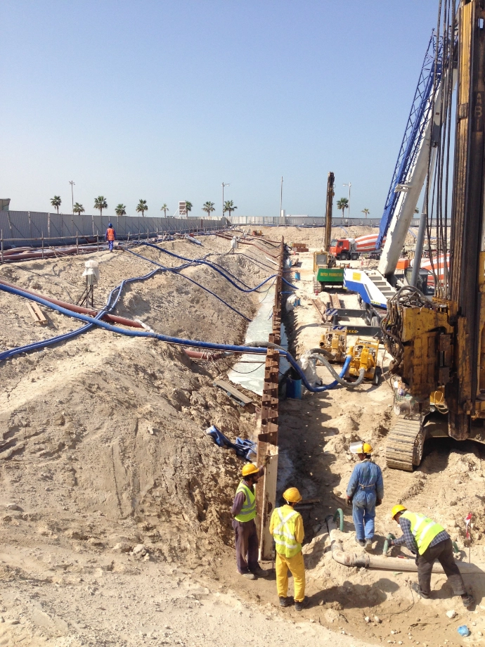 Construction Dewatering Advice for Hotel Developments, UAE - Aquageo